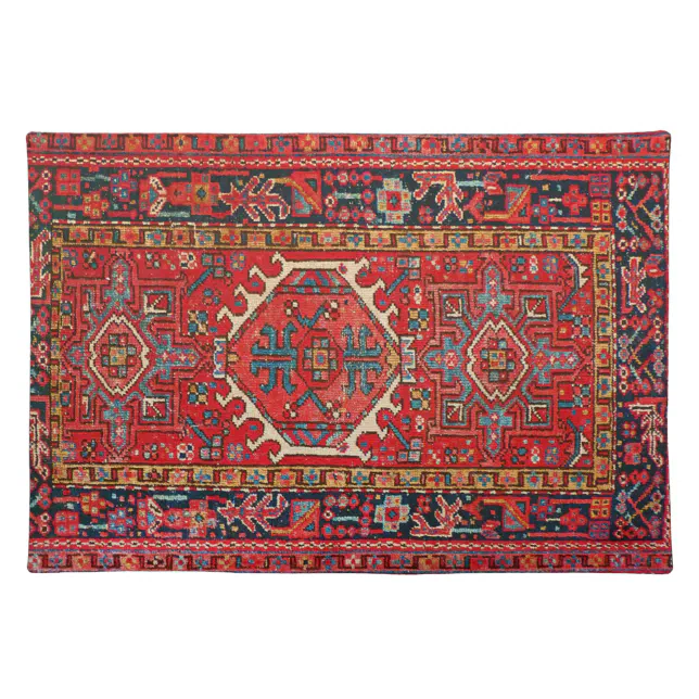Oriental Persian Turkish Pattern Cloth Placemat | Zazzle