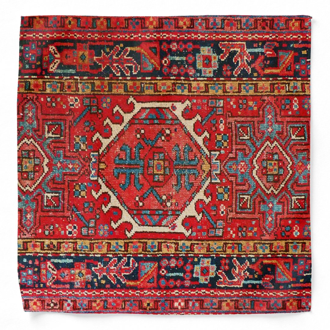 Oriental Persian Turkish Rug Carpet Bandana | Zazzle