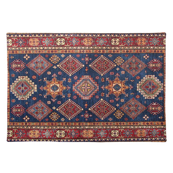 Oriental Persian Turkish Rug Pattern Cloth Placemat | Zazzle