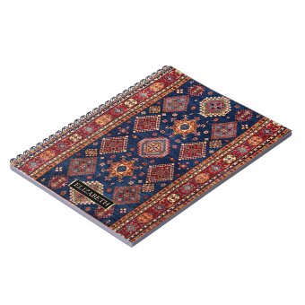 Oriental Persian Turkish Rug Pattern ,Frame Notebook | Zazzle
