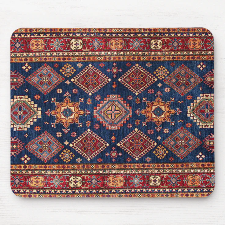 Oriental Persian Turkish Rug Pattern Mouse Pad | Zazzle