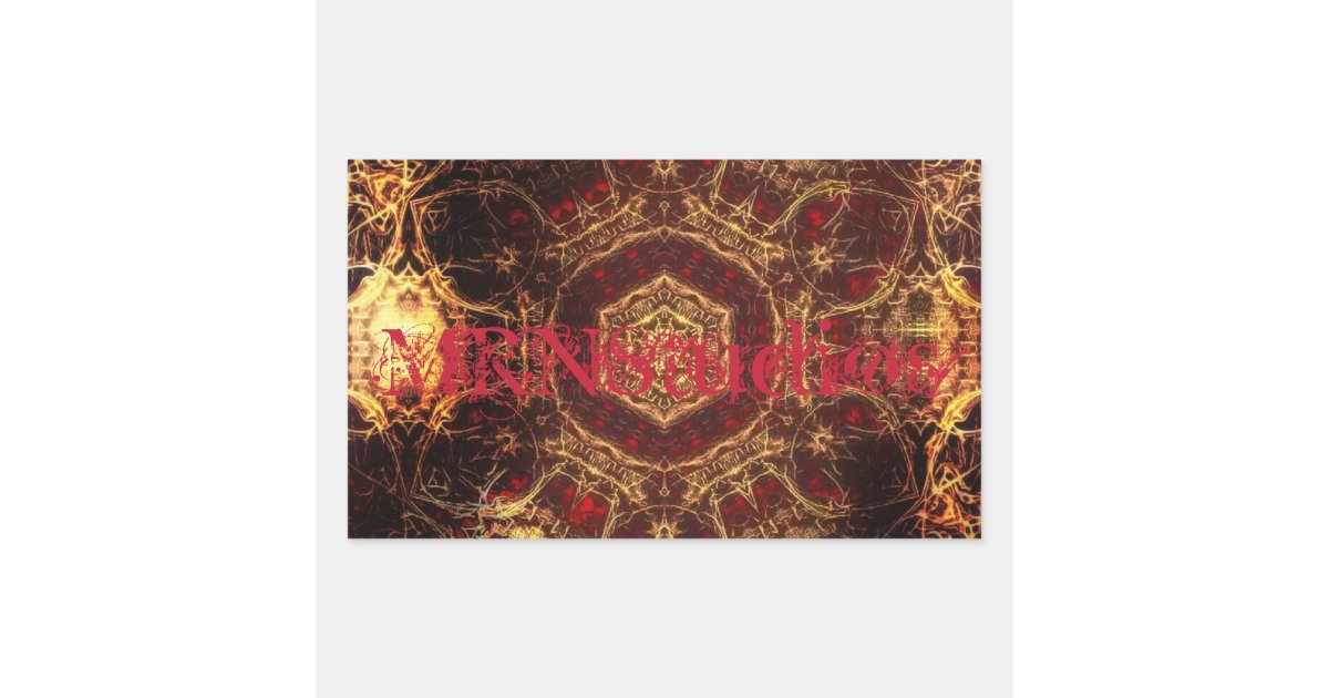Oriental Rug Rectangular Sticker | Zazzle