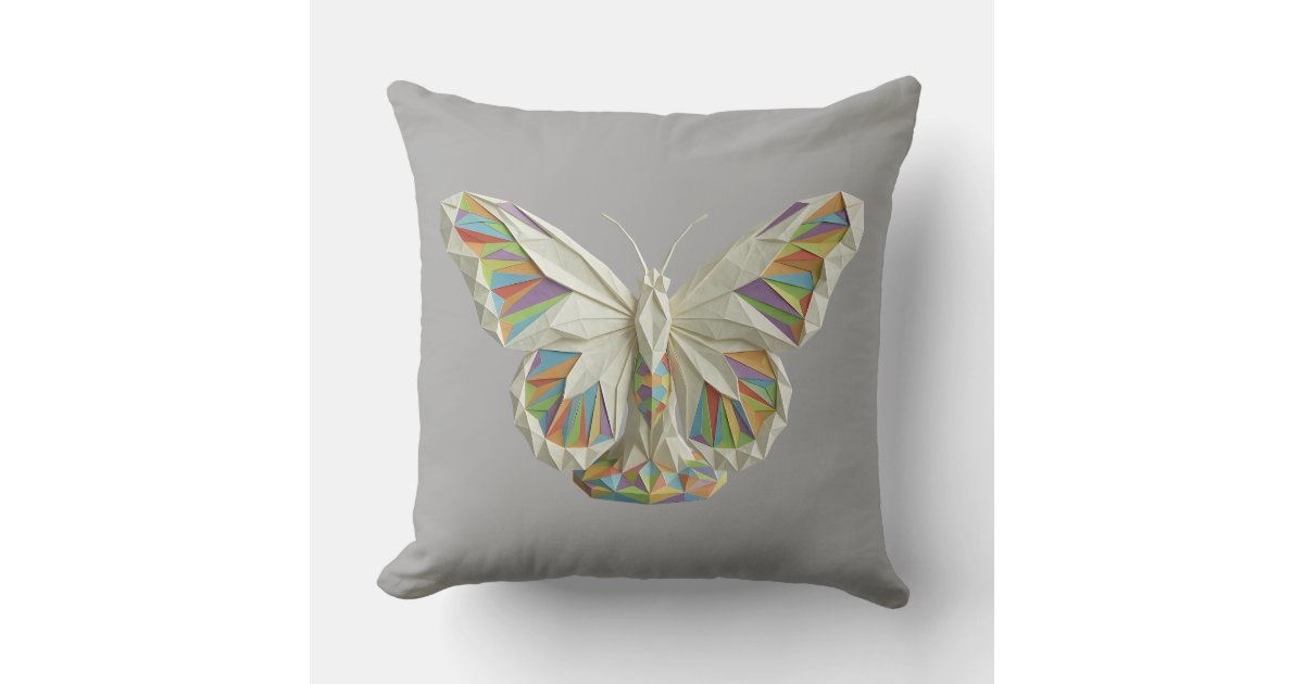 Origamastic Butterflymastic - Authentic Throw Pillow | Zazzle
