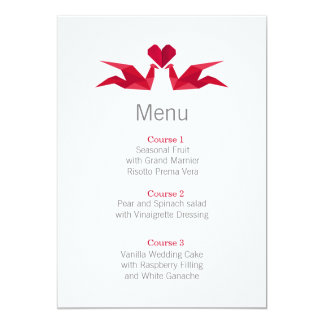 Paper Crane Invitations & Announcements | Zazzle
