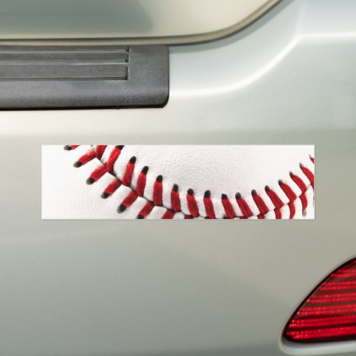Original baseball ball bumper sticker | Zazzle
