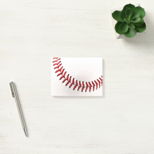 Original baseball ball post-it notes | Zazzle
