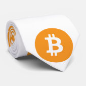 Original Bitcoin Logo Symbol Necktie | Zazzle