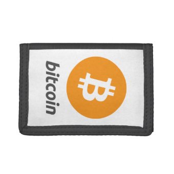 Original Bitcoin Logo Symbol Wallet | Zazzle