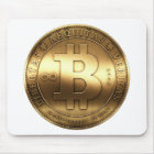 Original Bitcoin Symbol Gold Logo Mouse Pad | Zazzle