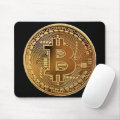 Original Bitcoin Symbol Logo Graph Mouse Pad | Zazzle