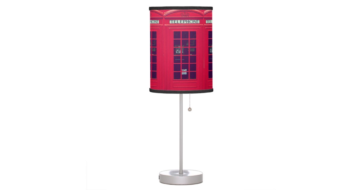 Original british phone box table lamp | Zazzle