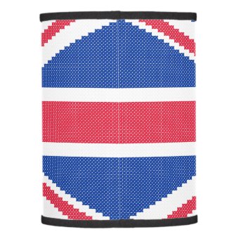 Original cross-stitch design Union Jack Lamp Shade | Zazzle