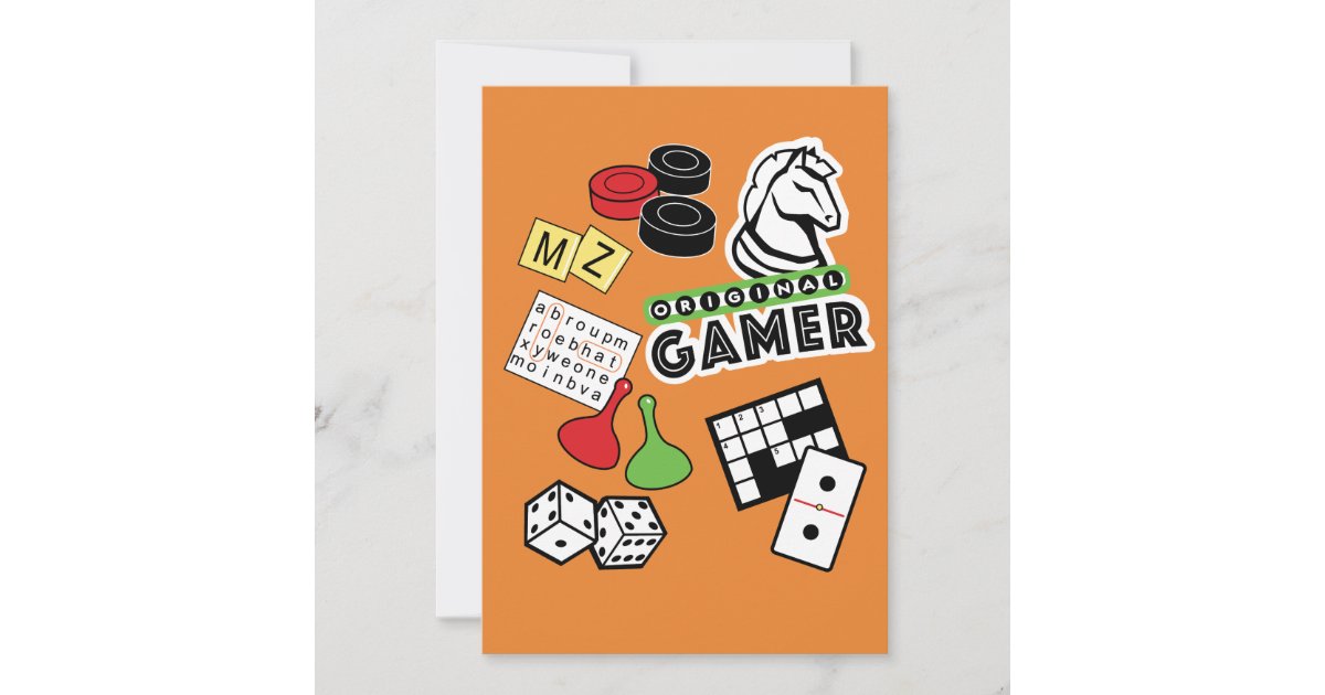 Original Gamer Holiday Card | Zazzle