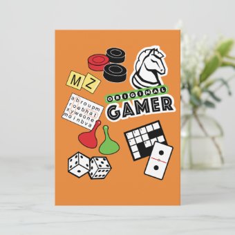 Original Gamer Holiday Card | Zazzle