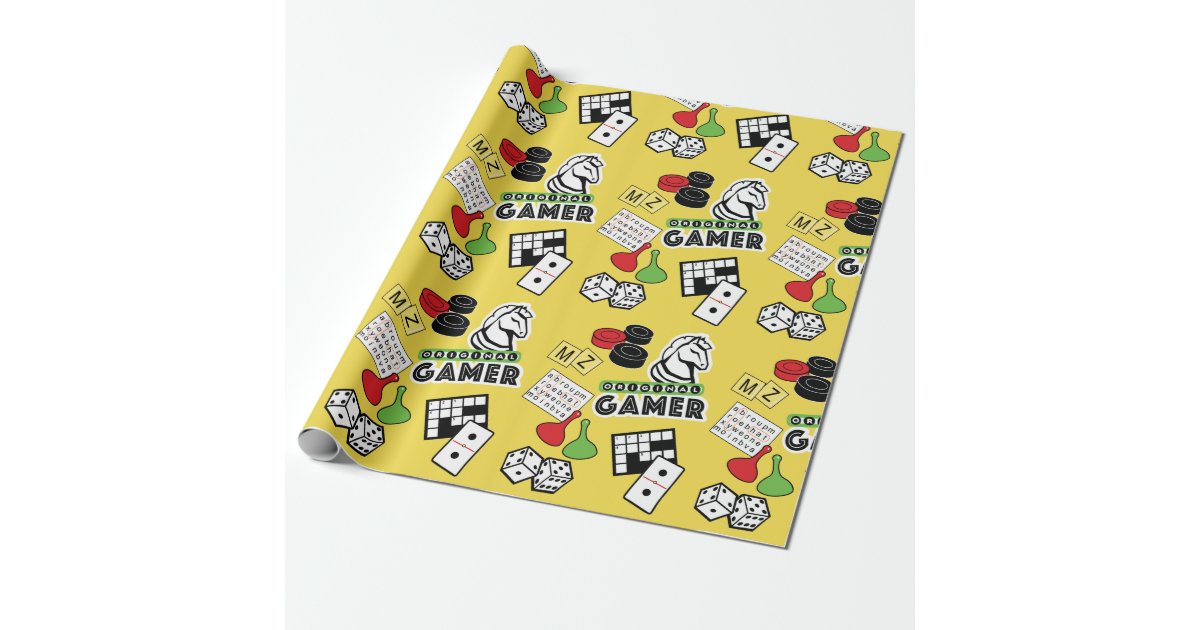 Original Gamer Wrapping Paper | Zazzle