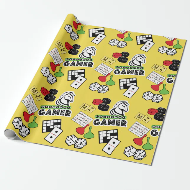Original Gamer Wrapping Paper | Zazzle