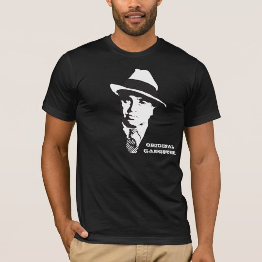 ORIGINAL GANGSTER AL CAPONE TSHIRT | Zazzle.com
