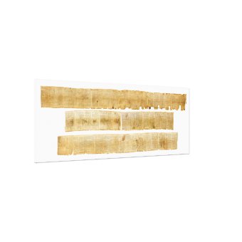 ORIGINAL Great Isaiah Scroll Dead Sea Scrolls Canvas Print | Zazzle