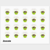 Original Illustration Chocolate Truffle stickers | Zazzle