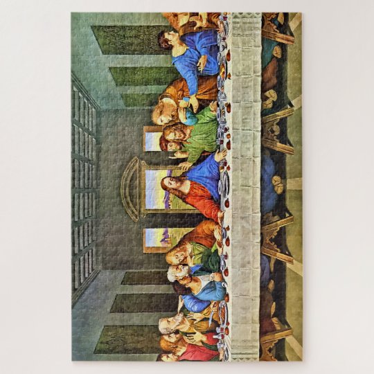 Original Last Supper Painting Jigsaw Puzzle | Zazzle.com