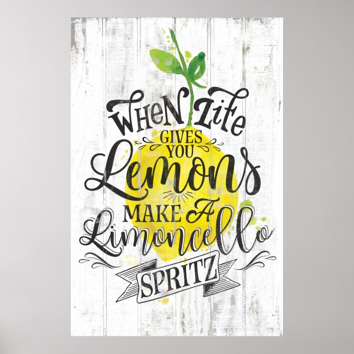 ORIGINAL Limoncello Poster | Zazzle.com