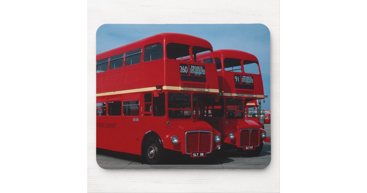 Original London ""Routemaster"" bus of 1954 Mouse Pad | Zazzle