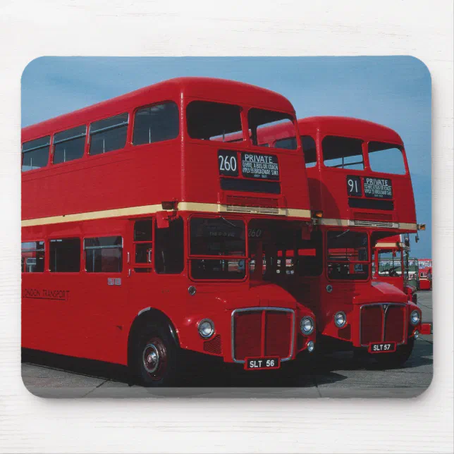 Original London ""Routemaster"" bus of 1954 Mouse Pad | Zazzle