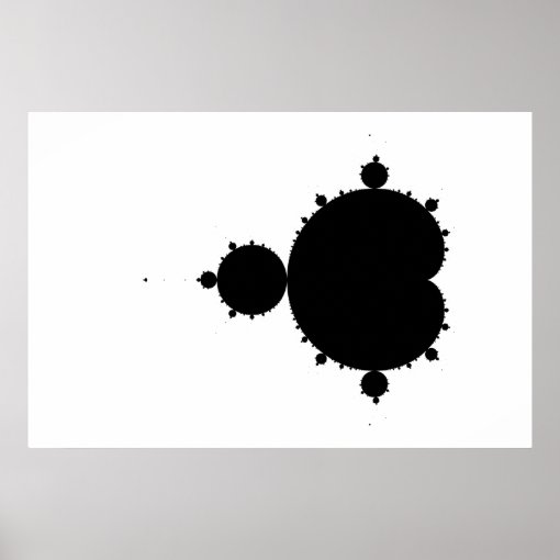 Original Mandelbrot Set 01 - Fractal Poster | Zazzle