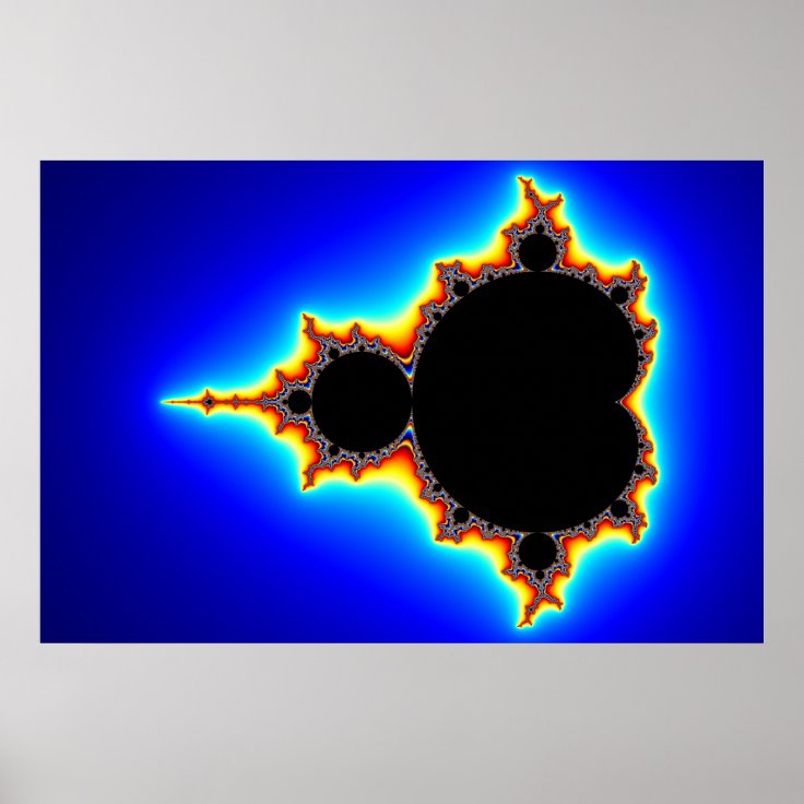 Original Mandelbrot Set 03 - Fractal Poster | Zazzle