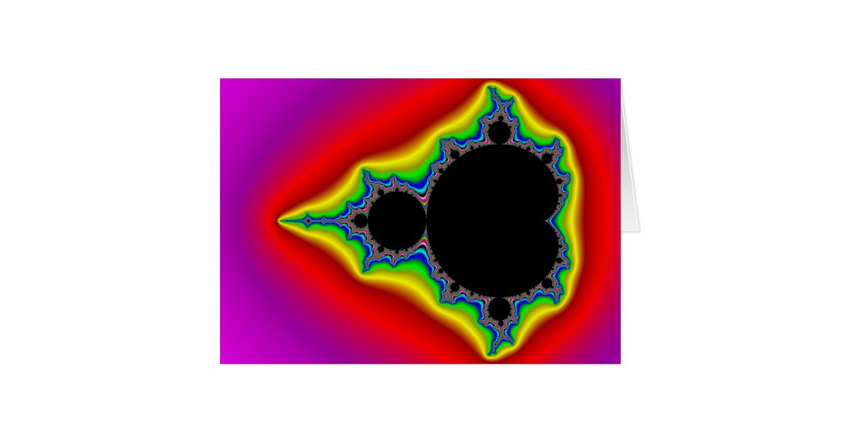 Original Mandelbrot Set 04 - Fractal Card | Zazzle