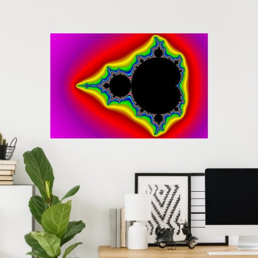 Original Mandelbrot Set 04 - Fractal Poster | Zazzle