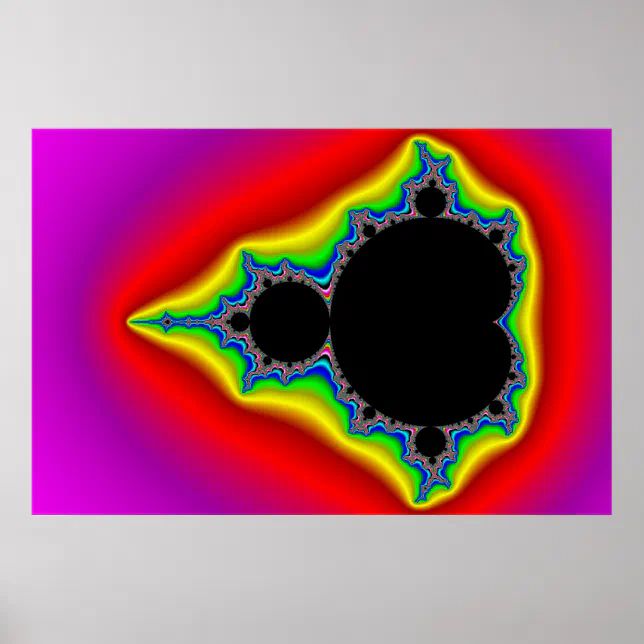 Original Mandelbrot Set 04 - Fractal Poster | Zazzle