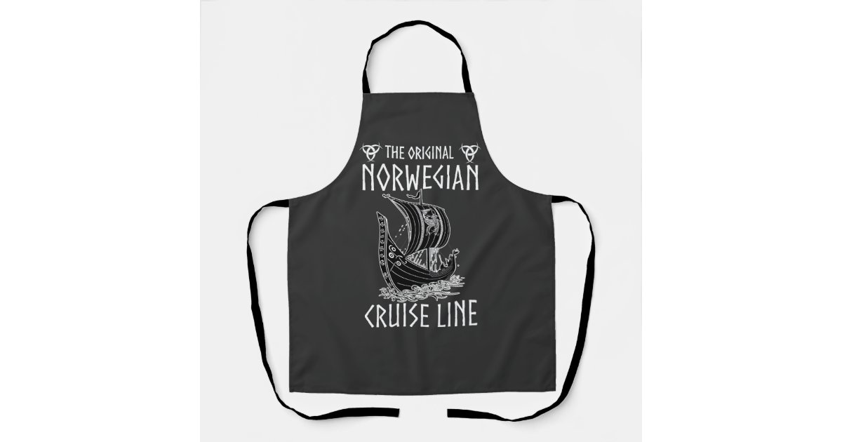 Original Norwegian Cruise Line - Nostalgic Voyage Apron | Zazzle