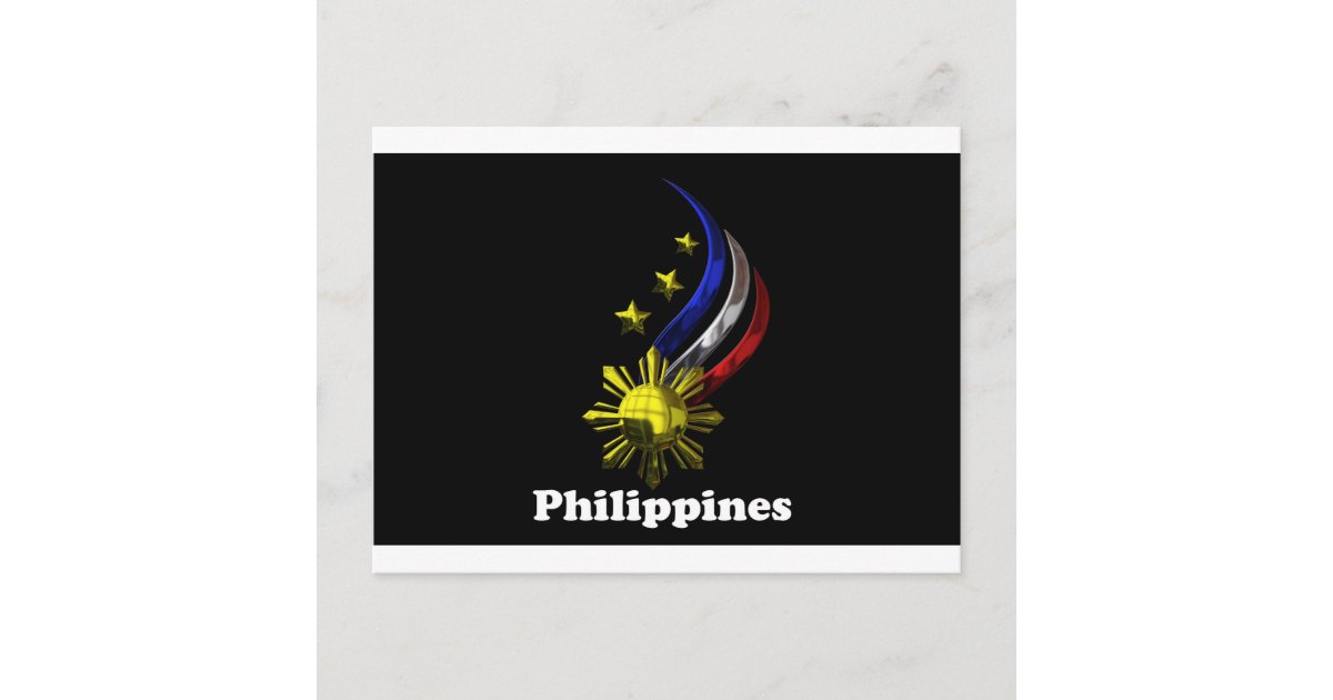 Original Philippine Logo. Mabuhay Pilipinas ! Postcard | Zazzle