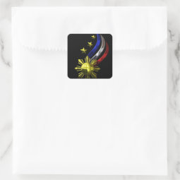 Original Philippine Logo. Mabuhay Pilipinas ! Square Sticker | Zazzle