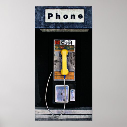 Original phone booth poster | Zazzle
