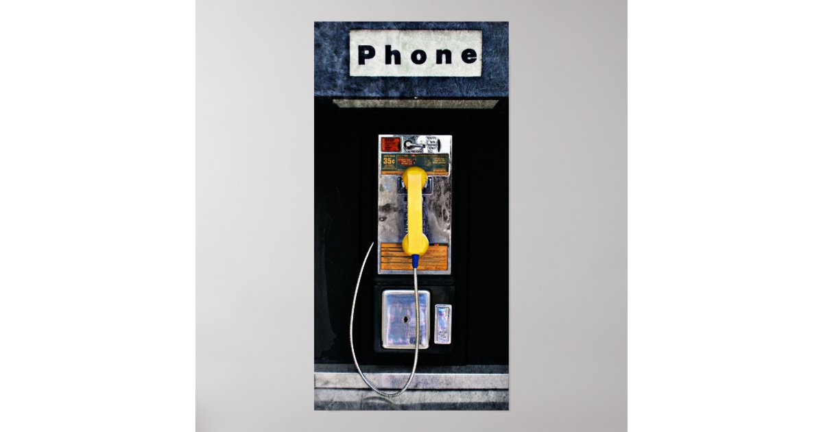 Original phone booth poster | Zazzle