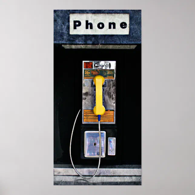 Original phone booth poster | Zazzle