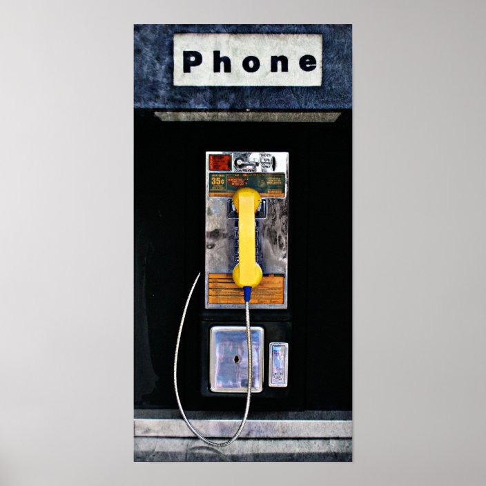 Original phone booth poster | Zazzle.com