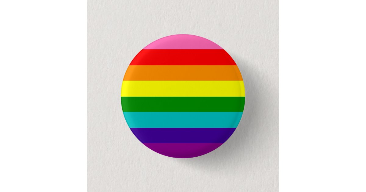 Original Pride Flag Badge Button | Zazzle