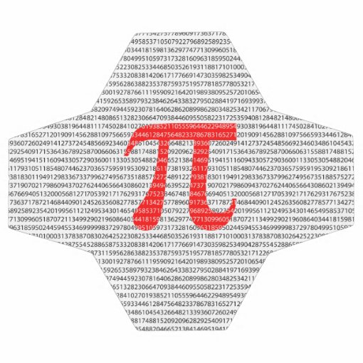 Original red number pi day mathematical symbol soccer ball | Zazzle