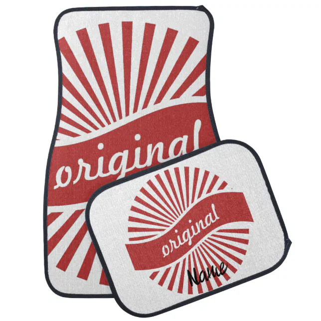 Original Sign Logo Thunder_Cove Car Floor Mat | Zazzle