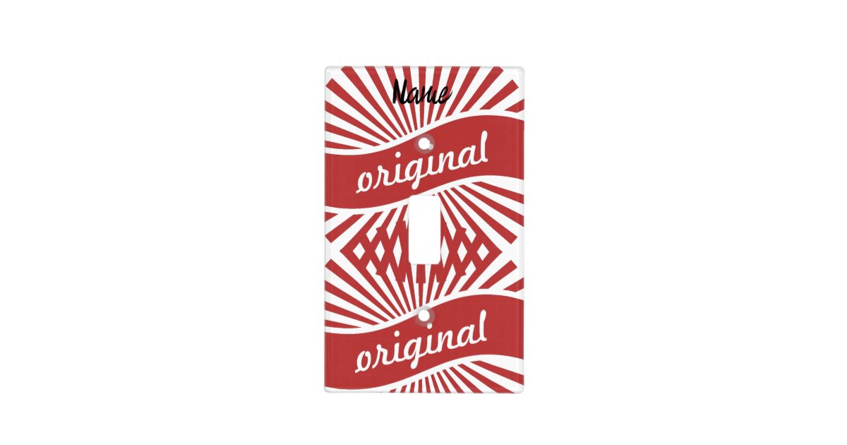 Original Sign Logo Thunder_Cove Light Switch Cover | Zazzle