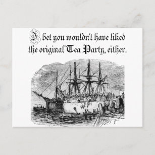 Boston Tea Party Postcards - No Minimum Quantity | Zazzle
