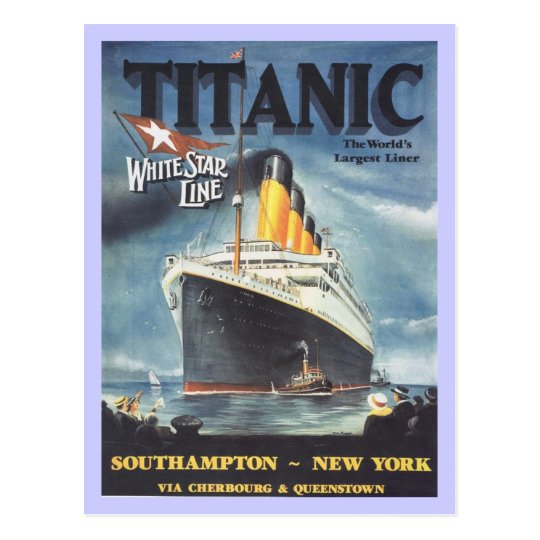 Original Titanic poster Postcard | Zazzle.com