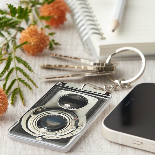 Original vintage camera keychain | Zazzle
