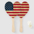 Original Vintage Patriotic American Flag Hand Fan | Zazzle
