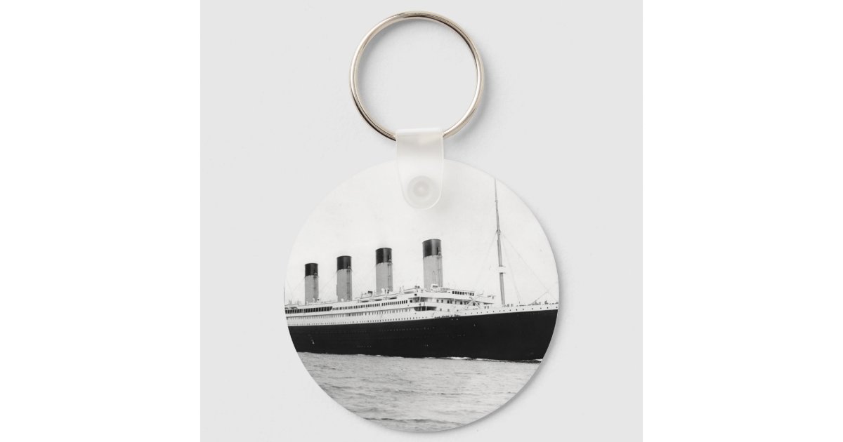 Original vintage photo of Titanic Keychain | Zazzle