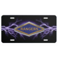 Original WWII Ranger Regiment Lightning License Plate | Zazzle