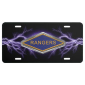 Original WWII Ranger Regiment Lightning License Plate | Zazzle
